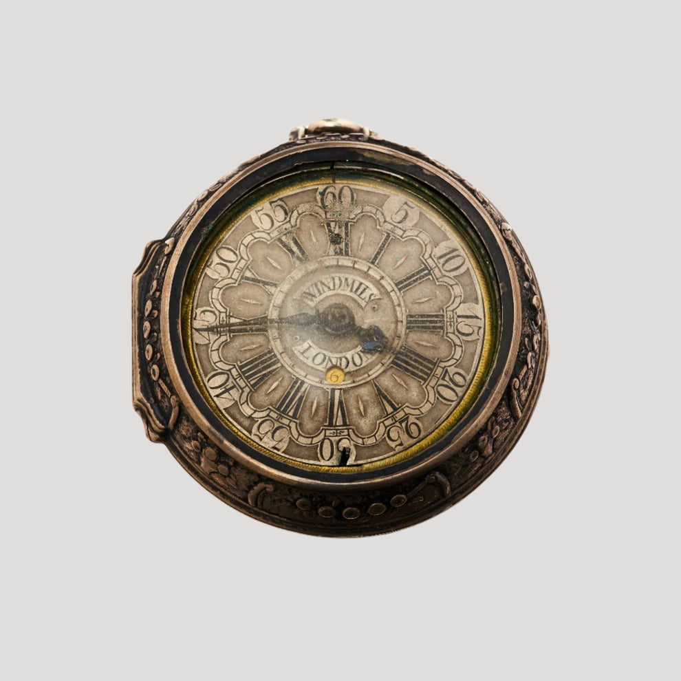 Windmills Spindle Silver Pocket Watch / Montre de poche/ Taschenuhr 18 ...